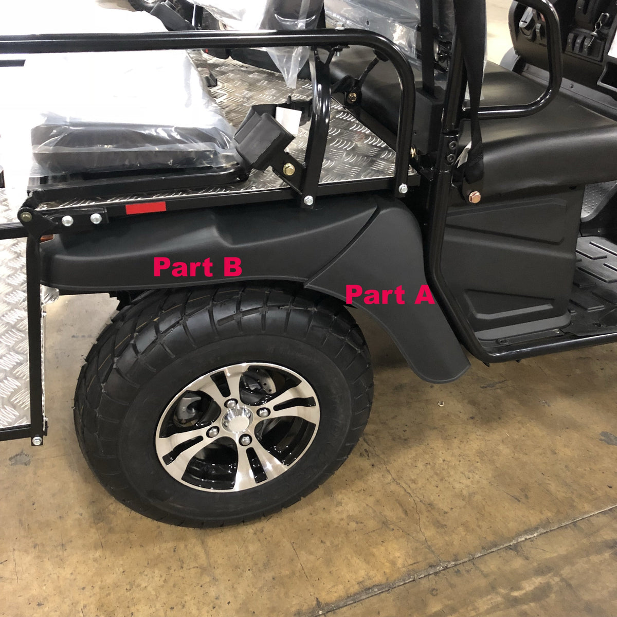 Rear fender passenger side – Green Machine Parts Center